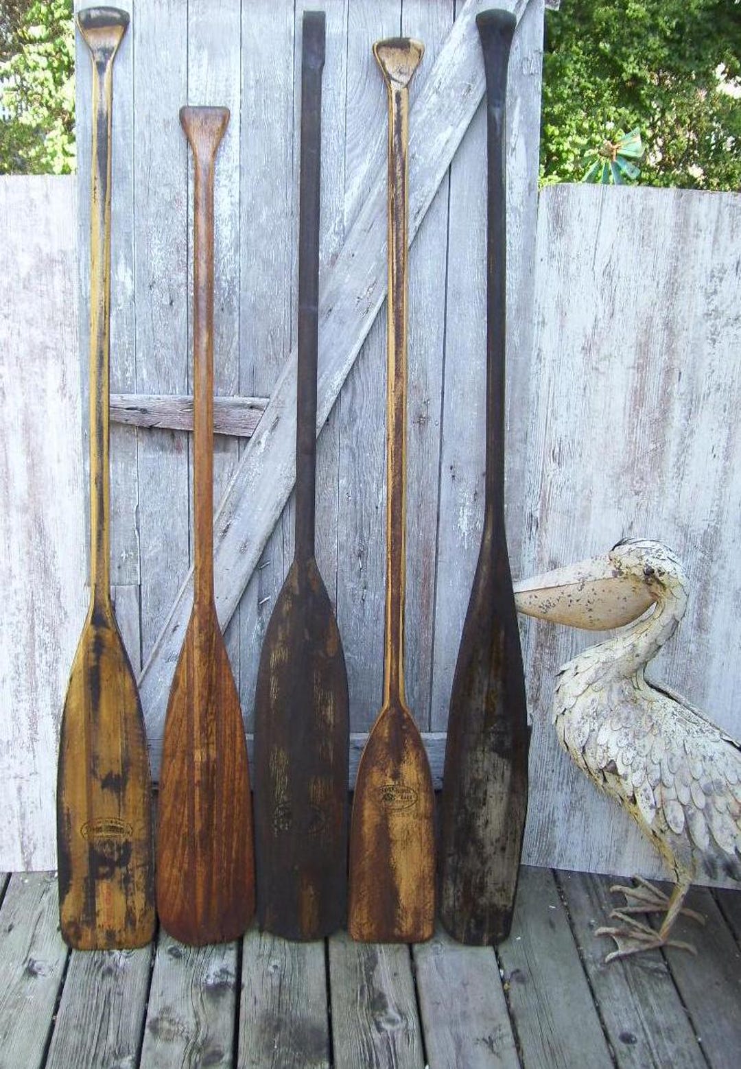 Walnut Wood Canoe Paddles Feather Brand Stained Wood Oar Paddle Beach ...