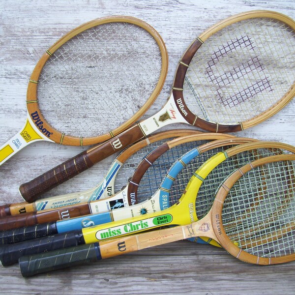 Vintage Tennis Racket - Etsy