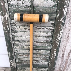 Vintage Wood Croquet Mallet Cosplay Heathers Sportcraft South Bend Lawn ...