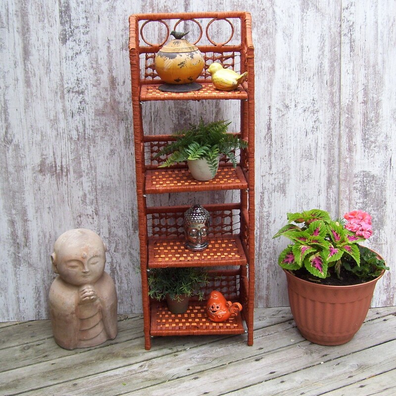 Rattan Shelf - Etsy