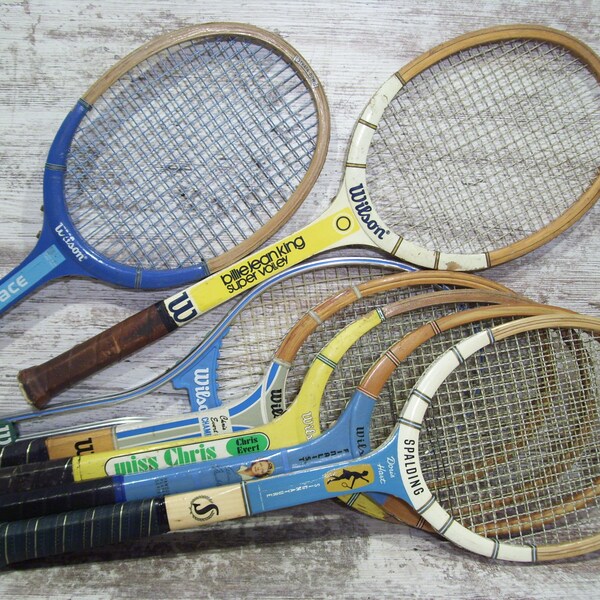 Wooden Tennis Racket - Etsy