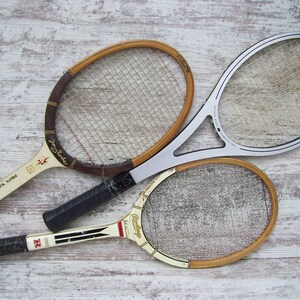 Wood Tennis Racket Wilson Jack Kramer Pancho Gonzales Spalding Head ...