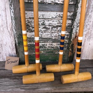 Vintage Wood Croquet Mallet Cosplay Heathers Sportcraft South Bend ...