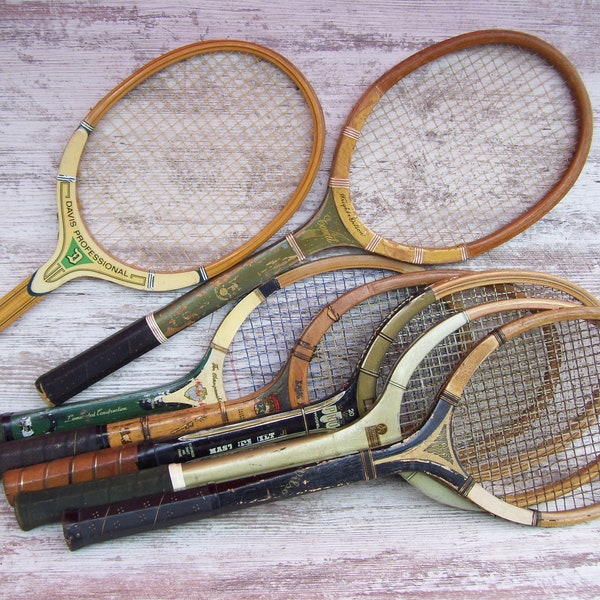 Wooden Tennis Racket - Etsy