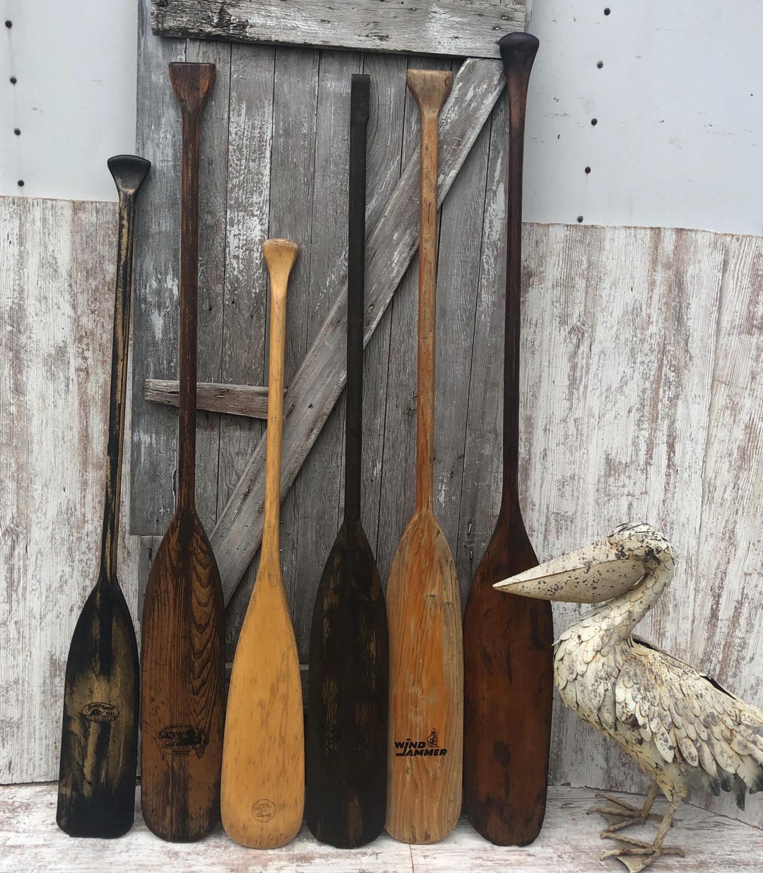 Walnut Wood Canoe Paddles Feather Brand Stained Wood Oar Paddle Beach ...