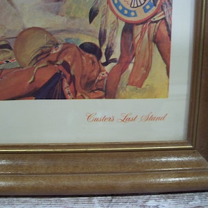 Custer's Last Stand Hugh Charles Mcbarron Battle of Little Big Horn Montana Western Art Native ...