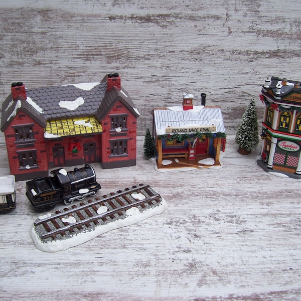 Dept 56 Train Station - Etsy