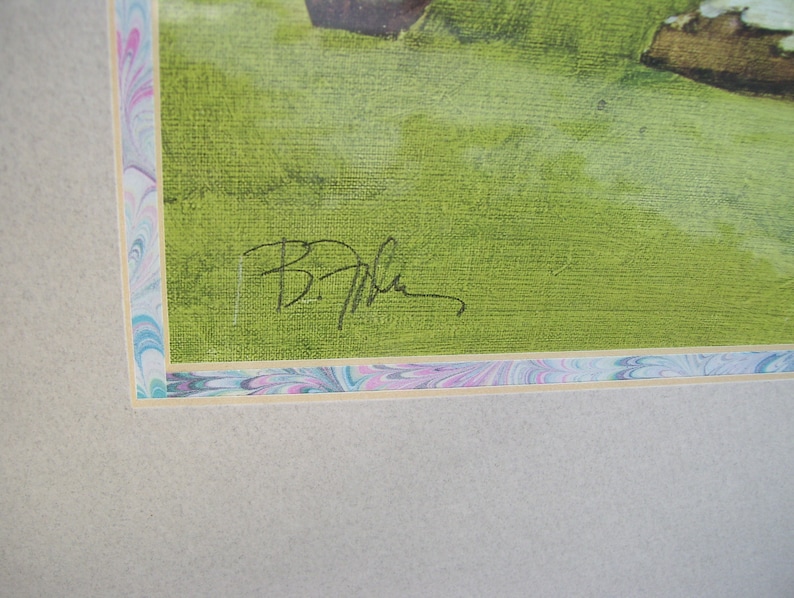 LARGE Bart Forbes the Vintage Golfer Male Golfer the Golfer Classic ...