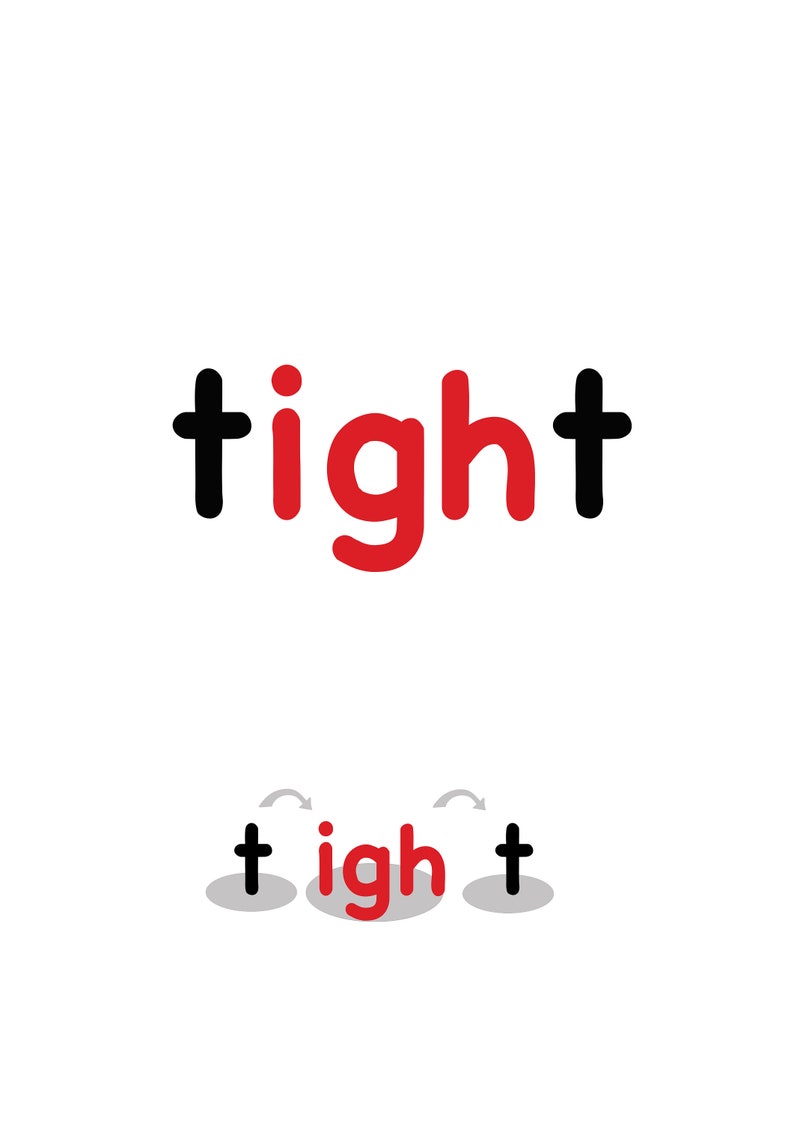 Dyslexic Spelling Help, Learn to Read 'igh' Words, Posters and ...