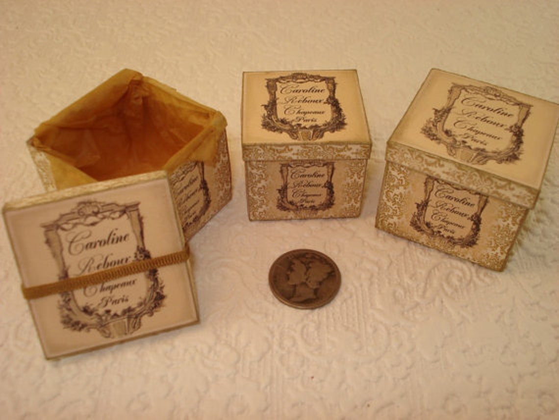 Dollhouse Miniature 1:12 Scale Kit Digital Download Printable Boxes Kit ...