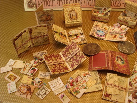 Miniature 1:12 Scale French Inspired Antique Style - Etsy