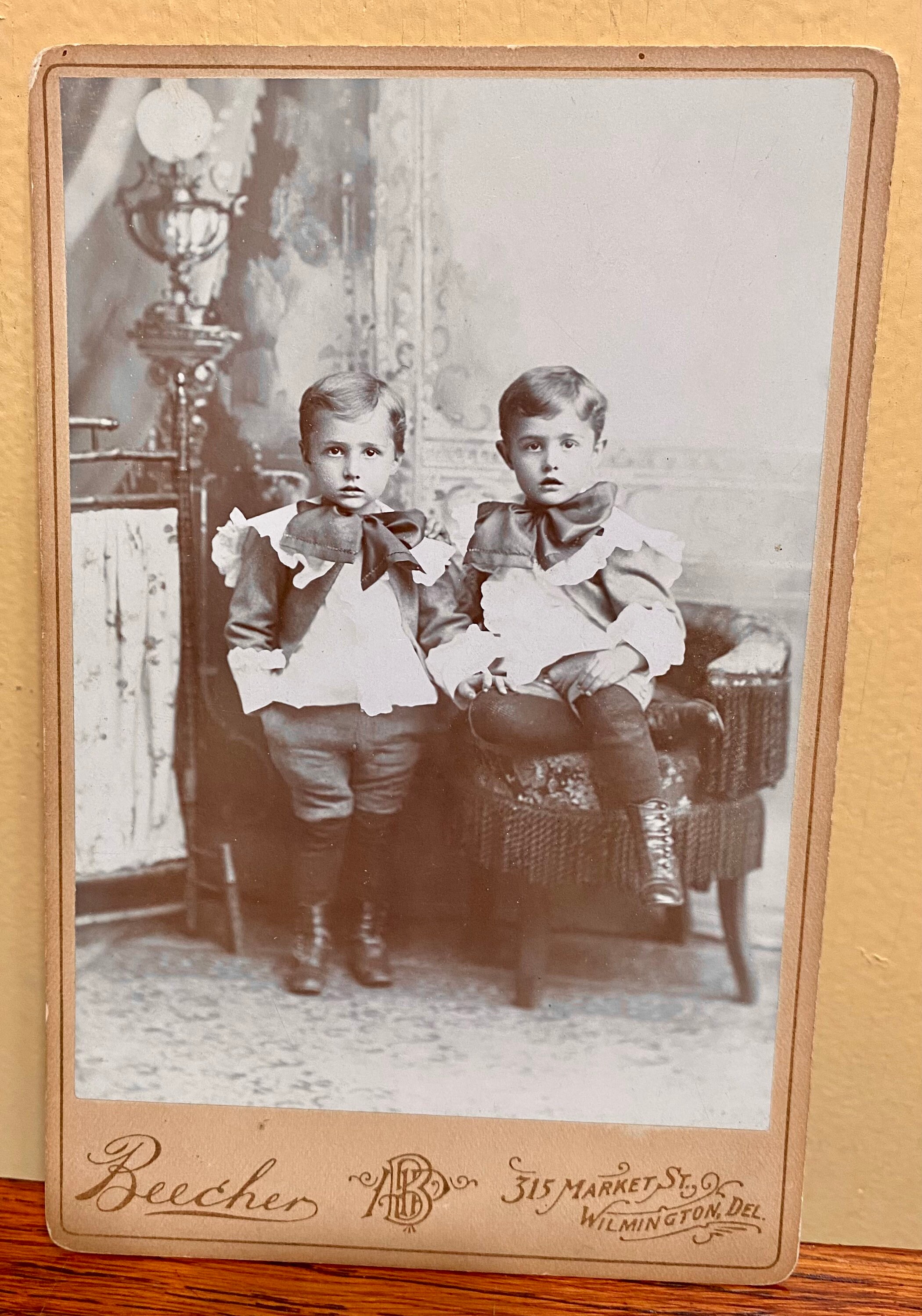 Old Photo of Twins Cabinet Card - Etsy