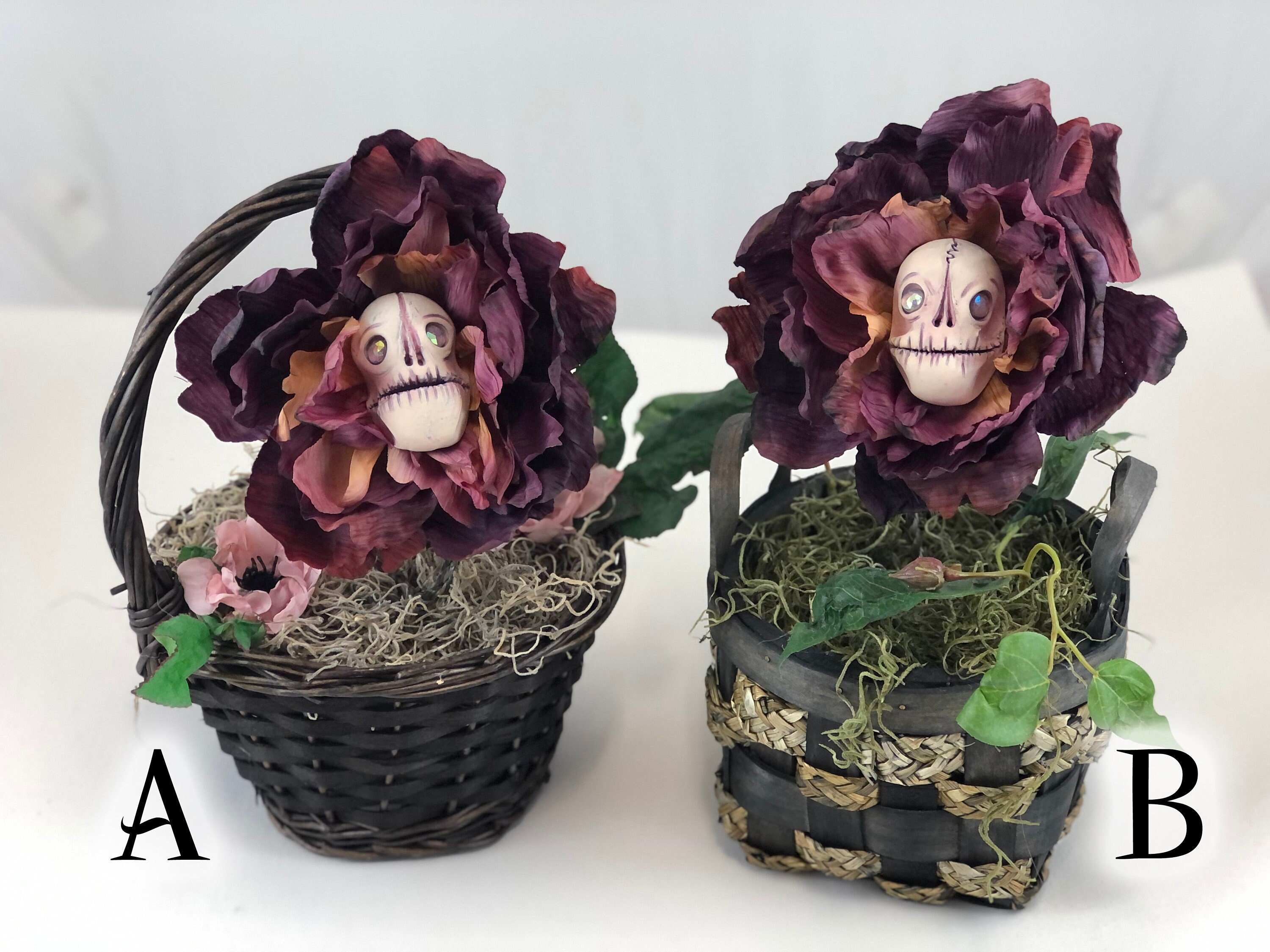 Wine Dead Daisies ~ ONE Dead Daisy ~ Burgundy Color ~ Spooky Flower ...