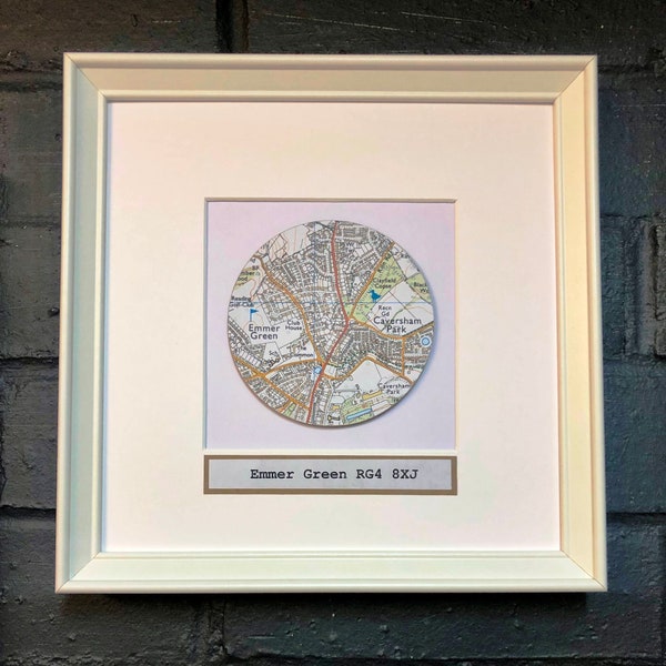 Framed Os Map - Etsy UK