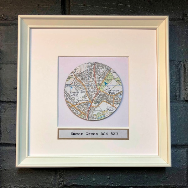 Framed Os Map - Etsy UK