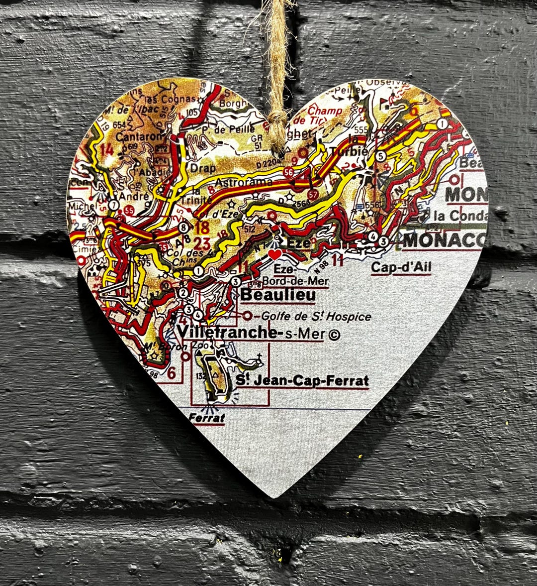 Personalised Wedding Venue/location Map Heart, Personalised Map Heart ...
