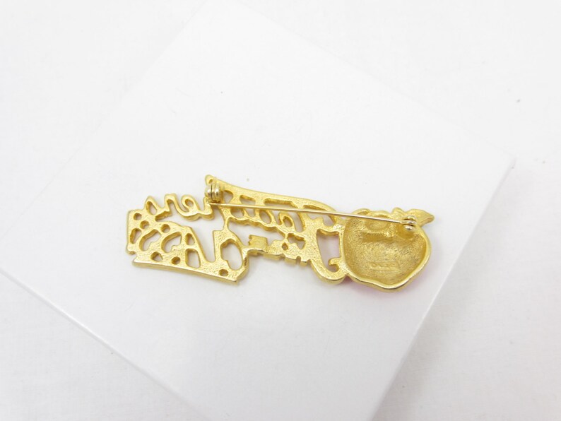 AJC Teachers Gift Teachers Have Class Gold Pin Brooch Red - Etsy