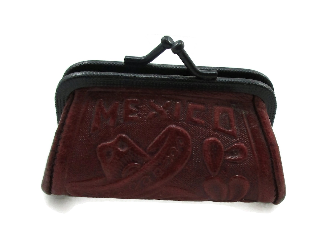 Mexican Leather Change Coin Purse Souvenirs Collectibles Coin Purse ...