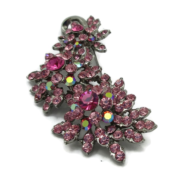 Huge Rhinestone Pin - Etsy