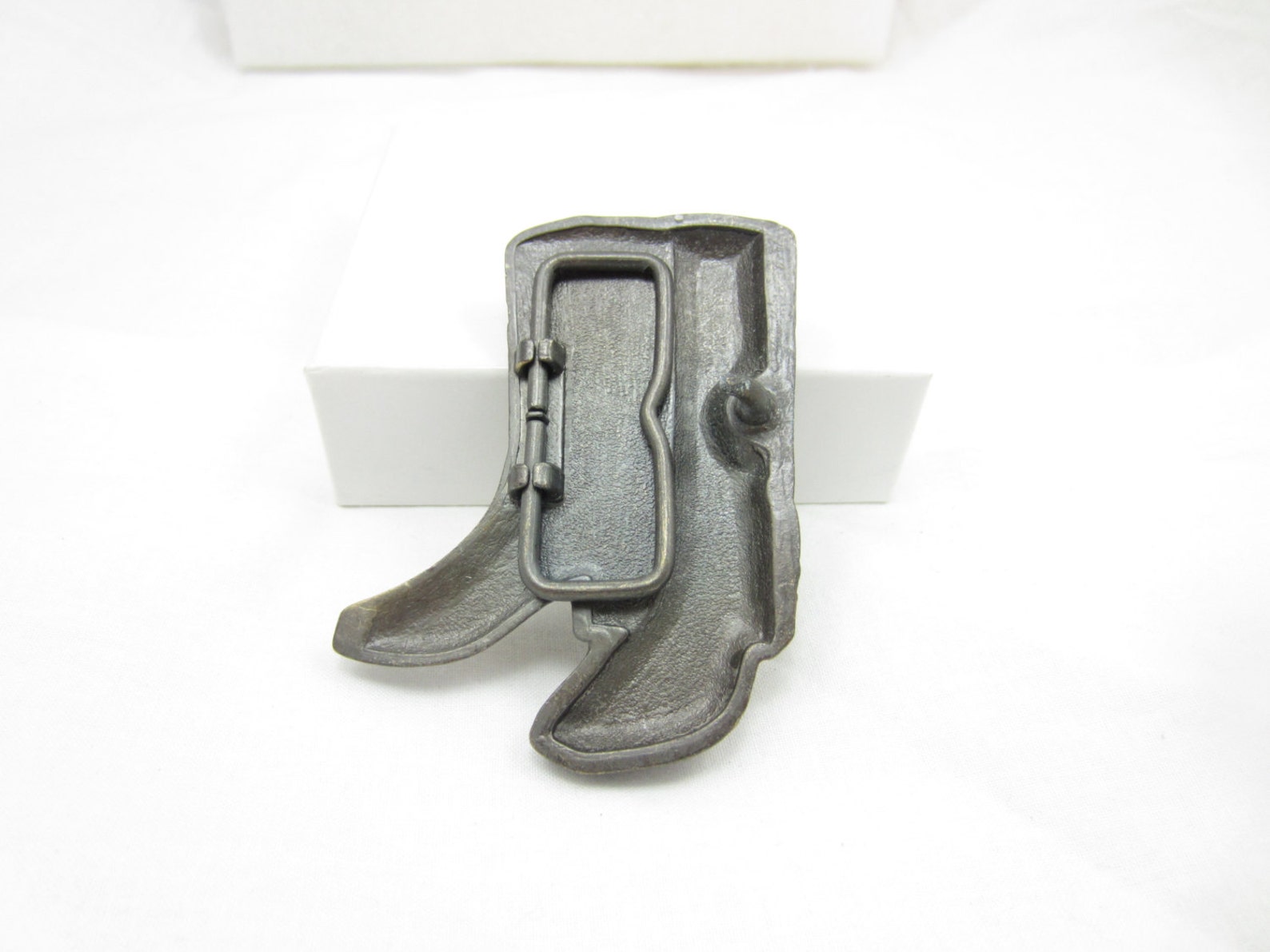 Western Brass Belt Buckle Boots Design Cowboy Cowgirl Rodeo Unisex Gift ...