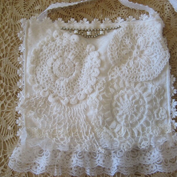 Doily Purse - Etsy