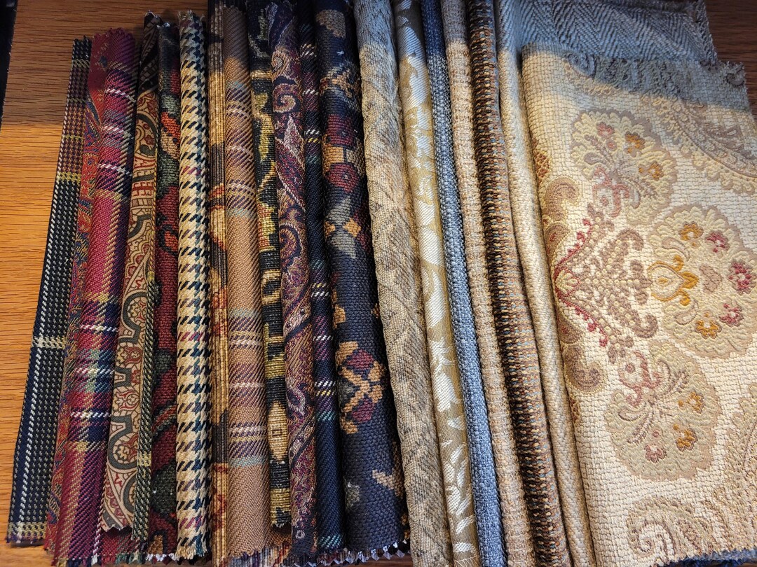 Fabric Samples, Fabric Swatches From Book, Ready to Craft, Fall Colors ...