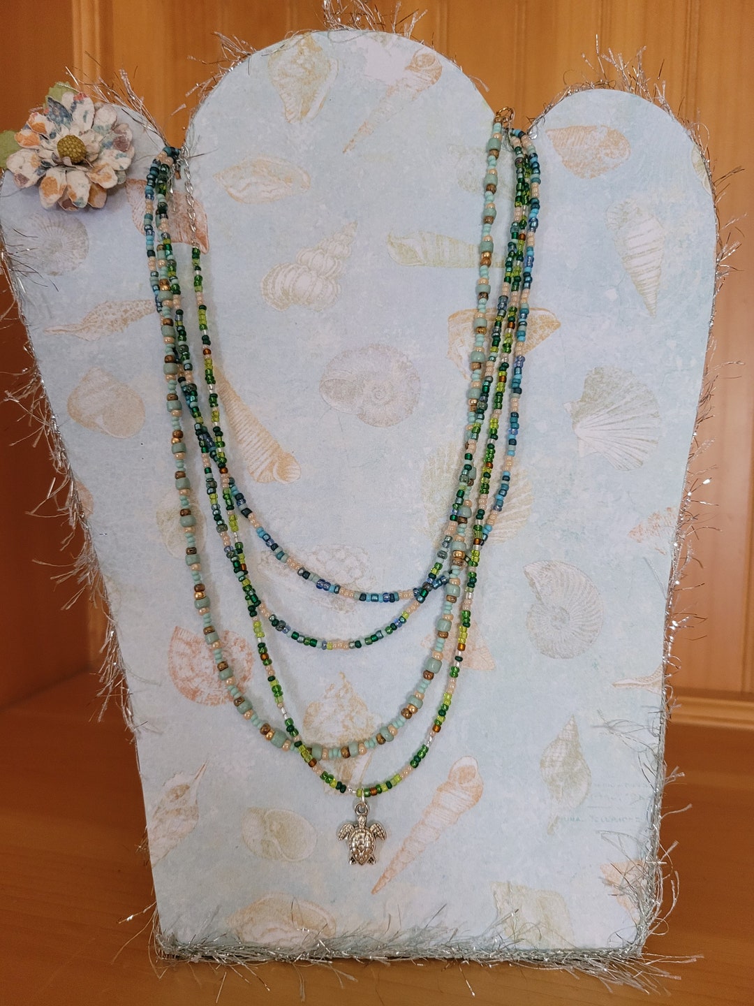Beachy Beaded Necklaces, Earth Tones, Multi Color Beads, Made to Order ...