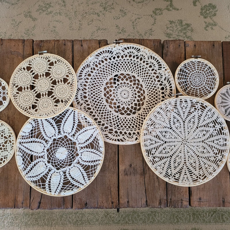 Doily Wall Art - Etsy