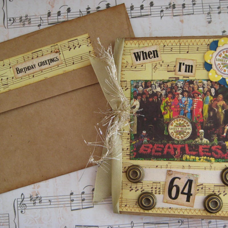 Beatles Birthday Invitation - Etsy