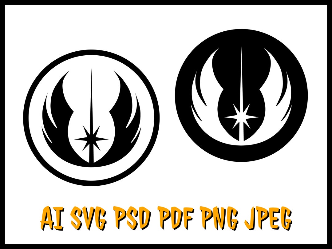 Star Wars Jedi Order Symbol Star Wars SVG Ai Jedi Order SVG Star Wars ...