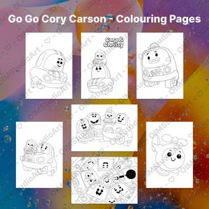 Printable Go Go Cory Carson Coloring Activity High Resolution 15 Pages ...