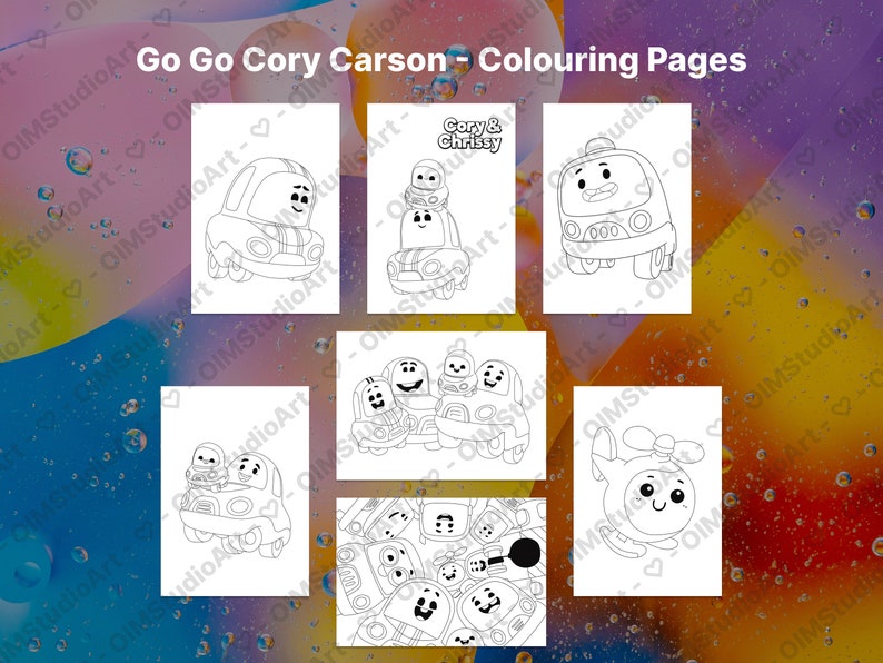 Printable Go Go Cory Carson Coloring Activity High Resolution 15 Pages ...