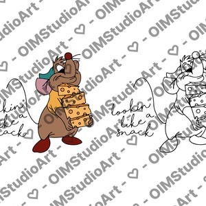 Gus Gus Mouse SVG: Cinderella Family Vacation Design (digital Download ...