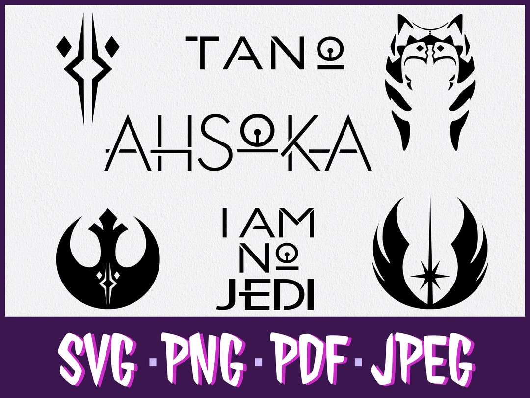 Ahsoka Tano SVG Bundle: Star Wars Fan Art (digital Download) - Etsy