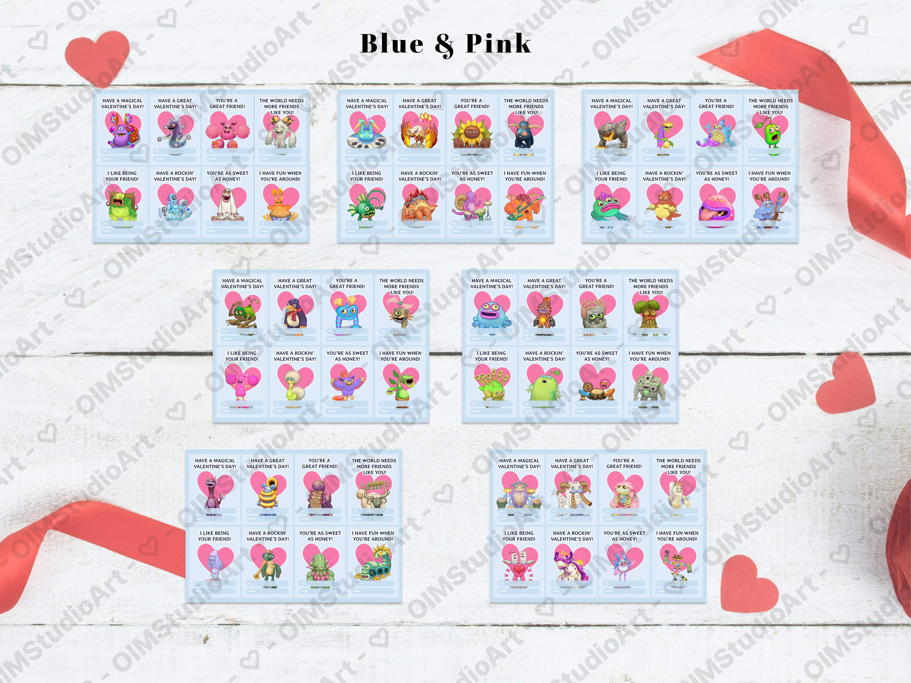 My Singing Monsters Valentine's Day Card, My Singing Monster Valentine ...