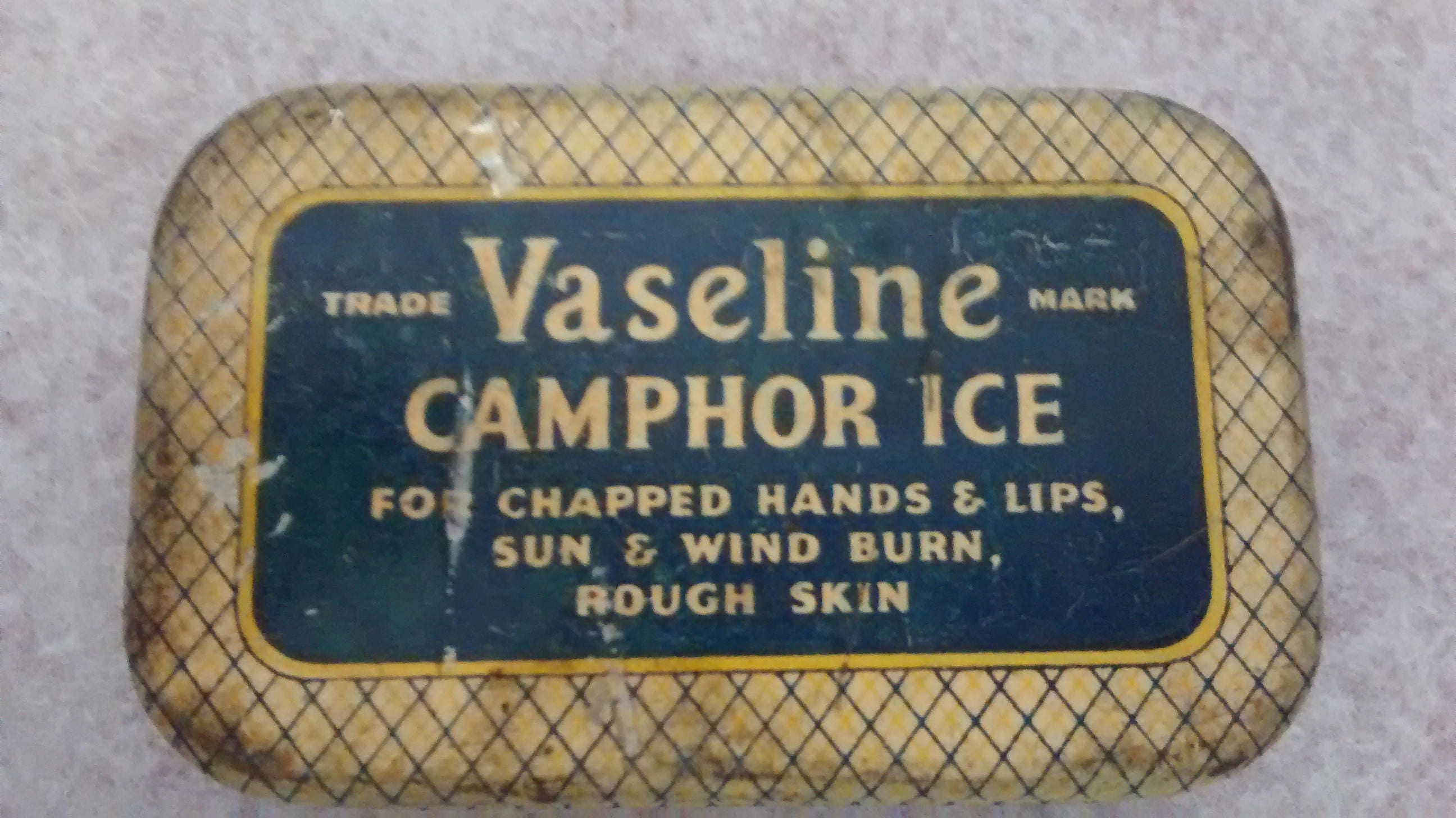 Vintage Vaseline Camphor Ice Tin - Etsy