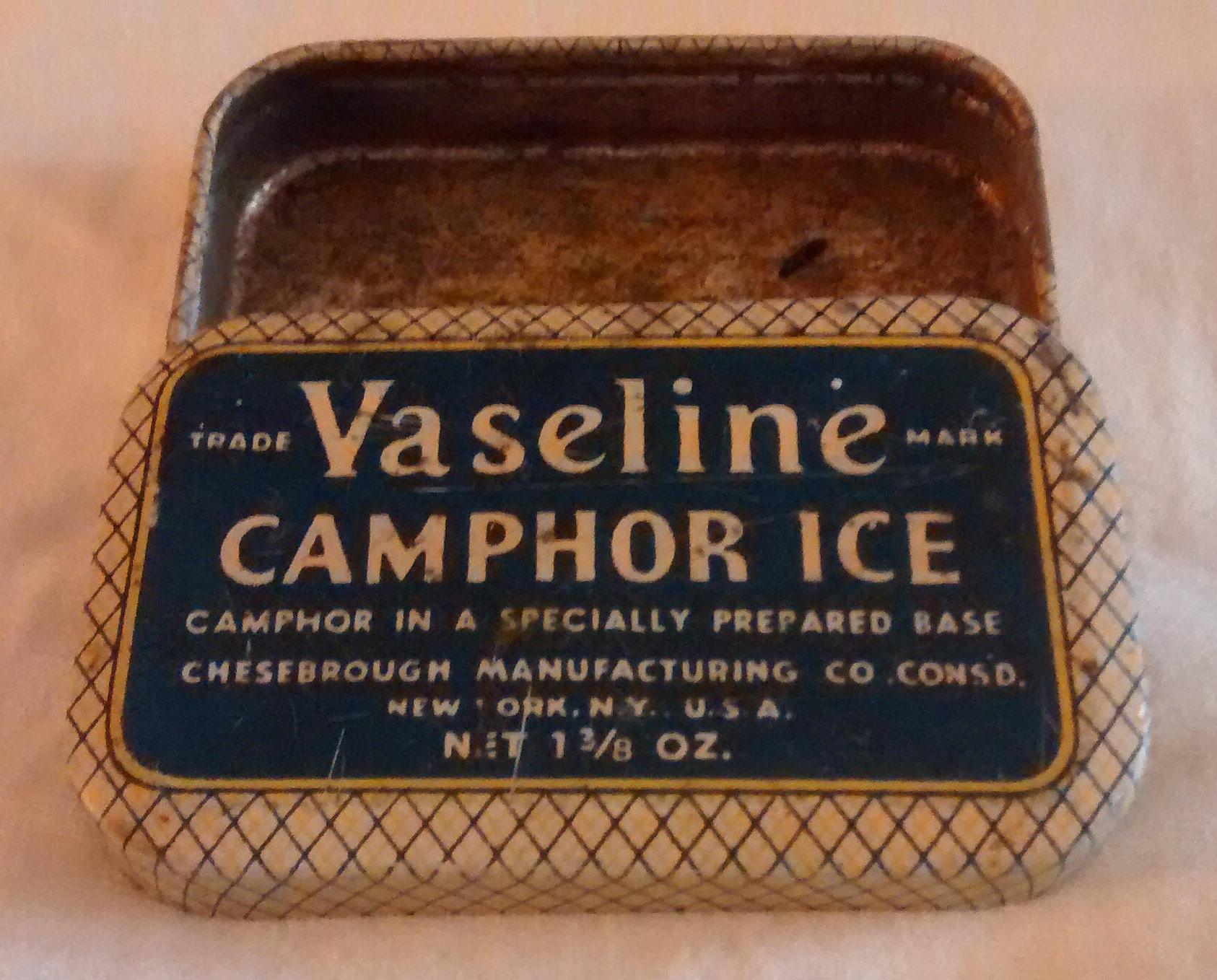 Vintage Vaseline Camphor Ice Tin - Etsy