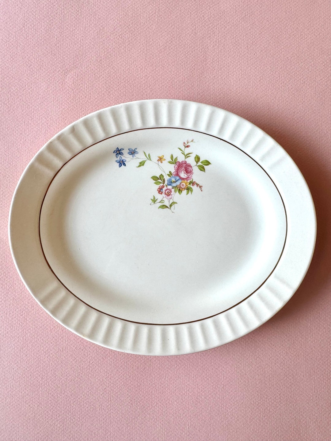 Vintage Midcentury Figgjo Flint Høysommer Plate - Etsy