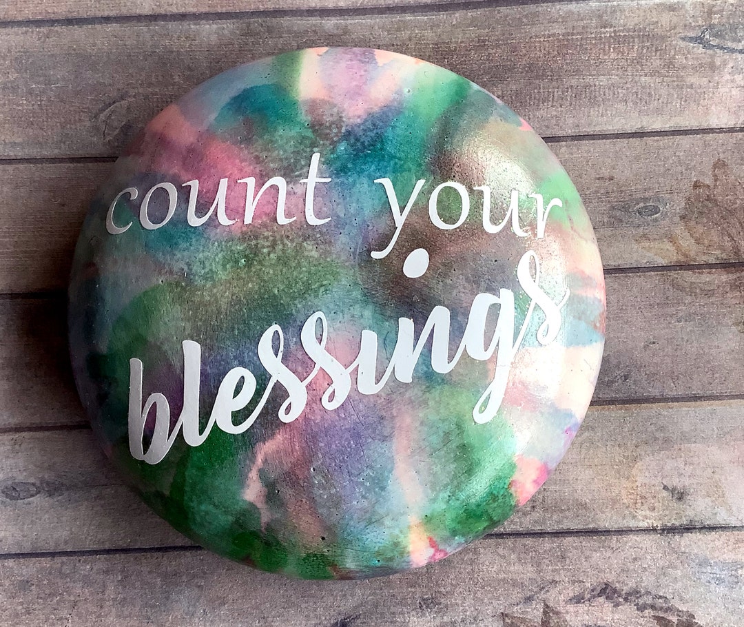 Hand-painted Stone With Quote, Stone With Message, Inspiring Stone ...