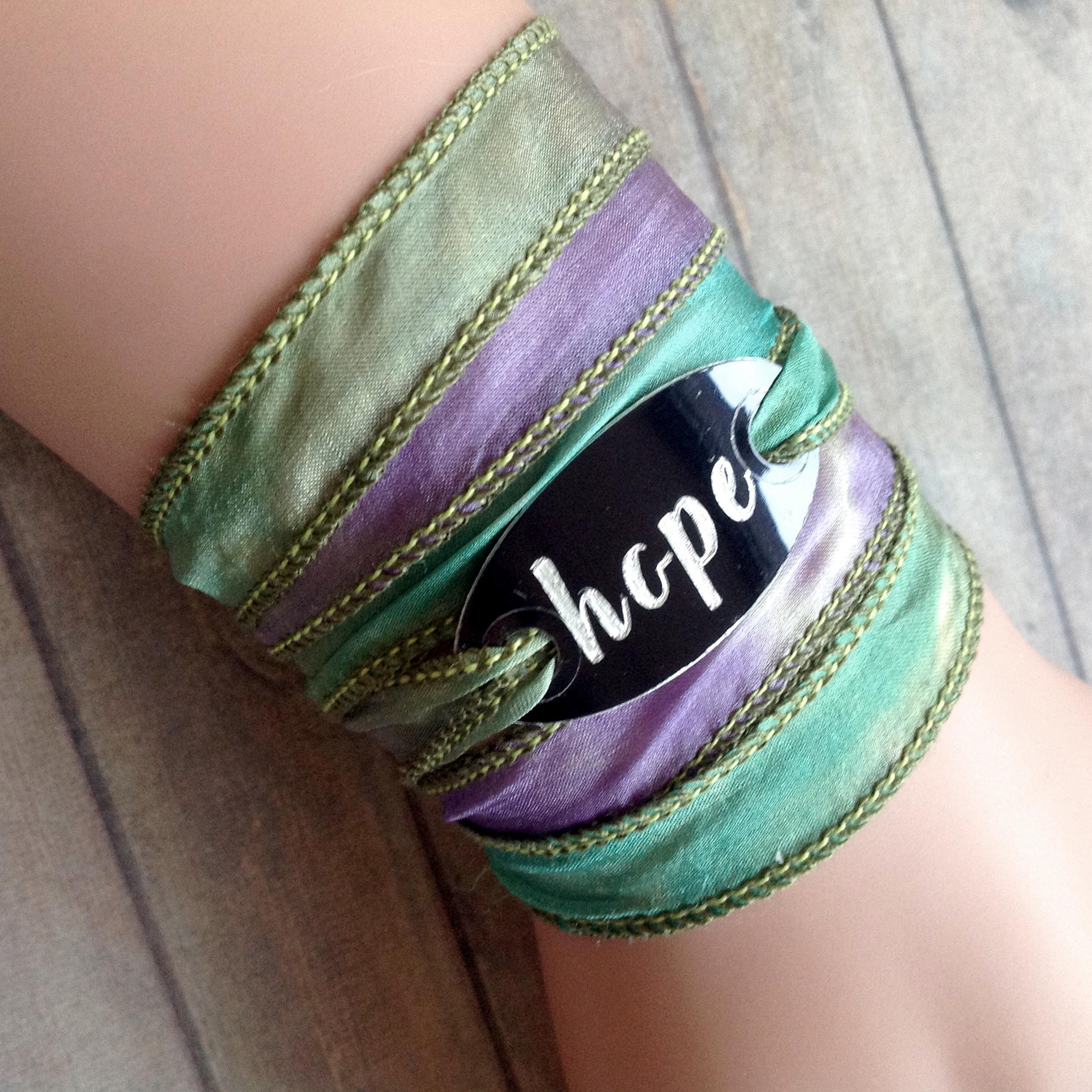 Silk Wrap Bracelet Silk Ribbon Bracelet-boho-silk Wrap-ruband De Soie ...