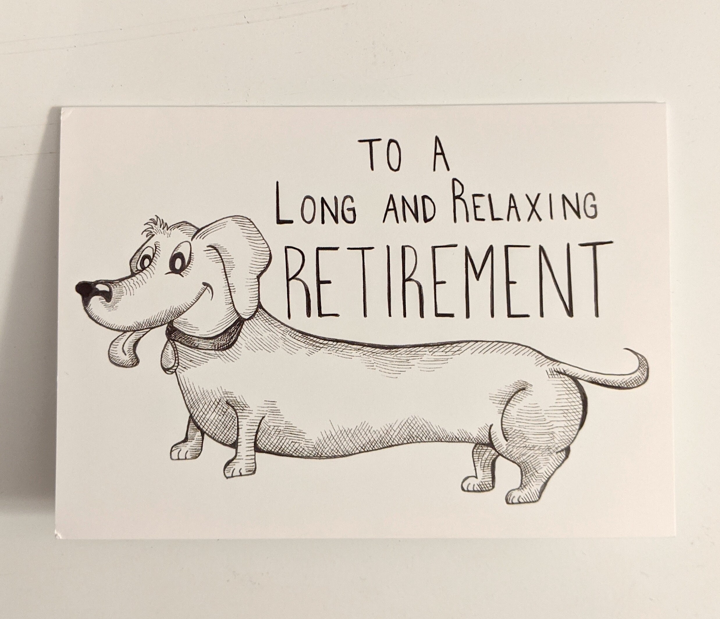 Retirement Card Dog | Etsy