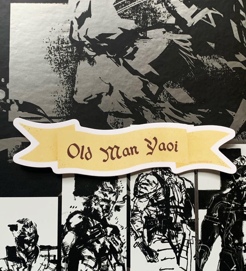 Old Man Yaoi Sticker - Etsy