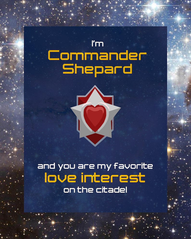 Mass Effect Love Note Etsy 2800