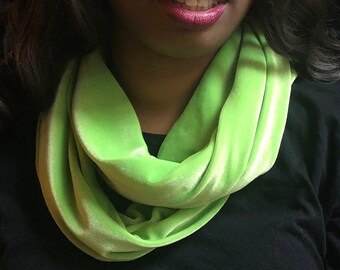 Neon Green Scarf | Etsy