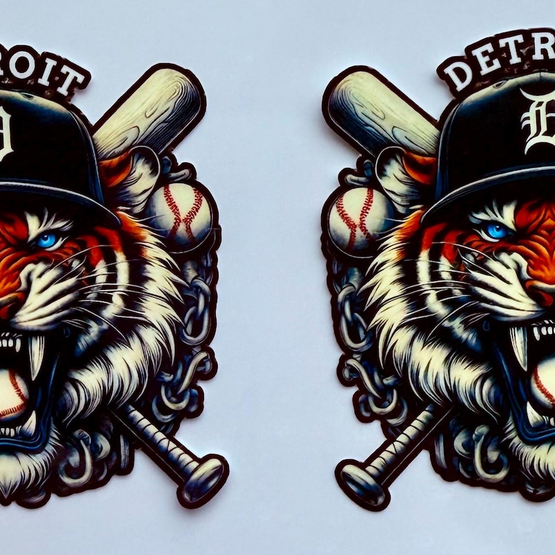 Tiger Waterproof Decal - Etsy