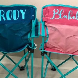 Personalized Kids Camping Chair, Customized Kids Camping Chair ...