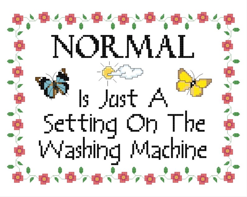 Normal Cross Stitch PATTERN - Etsy