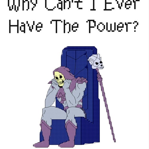 Skeletor Live Laugh Love Cross Stitch Pattern Skeletor Meme | Etsy