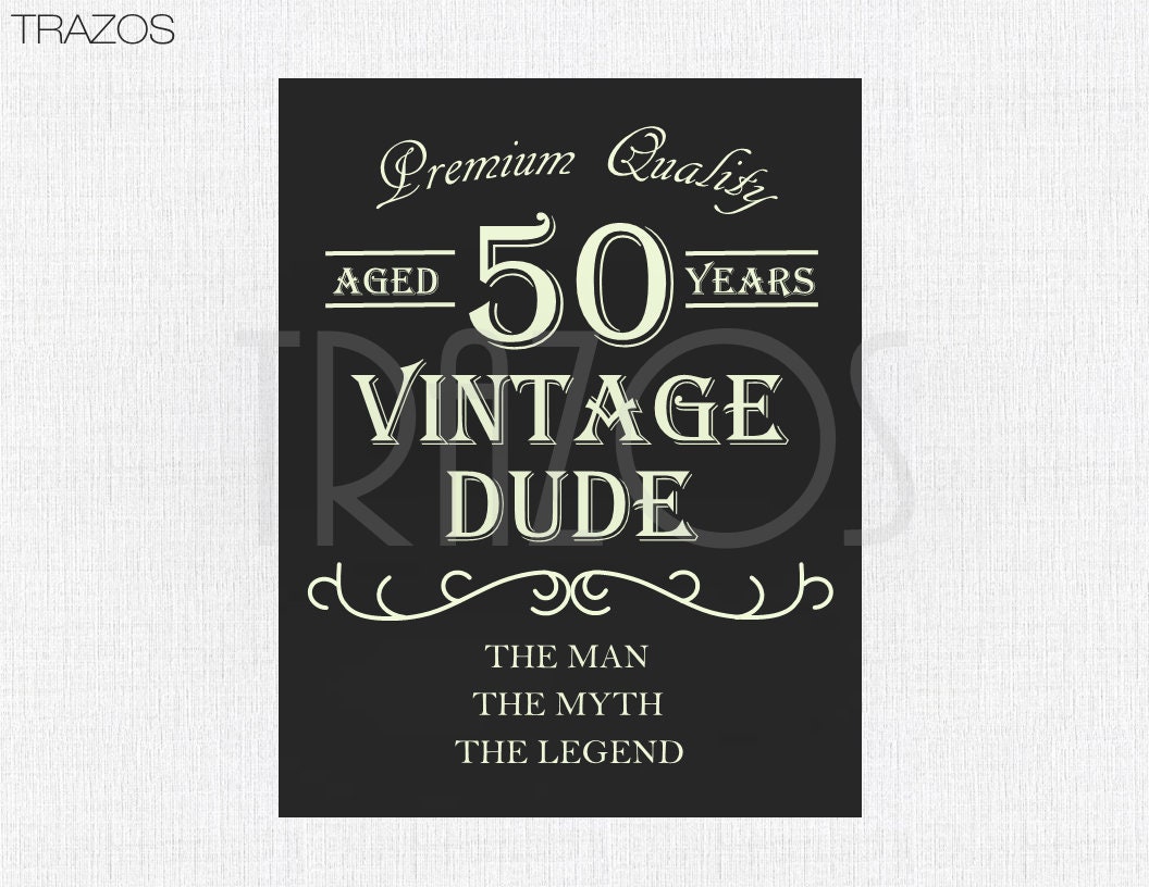 50th Birthday Sign Template Printable