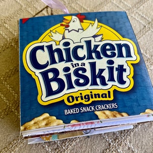 Handmade Junk Journal, Upcycled Cracker Box Journal - Etsy